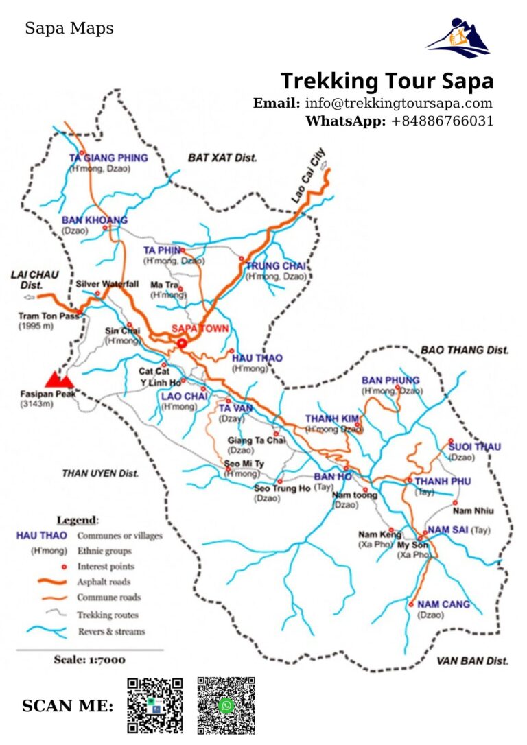 Discover The Best Hiking Trails With A Sapa Trekking Map
